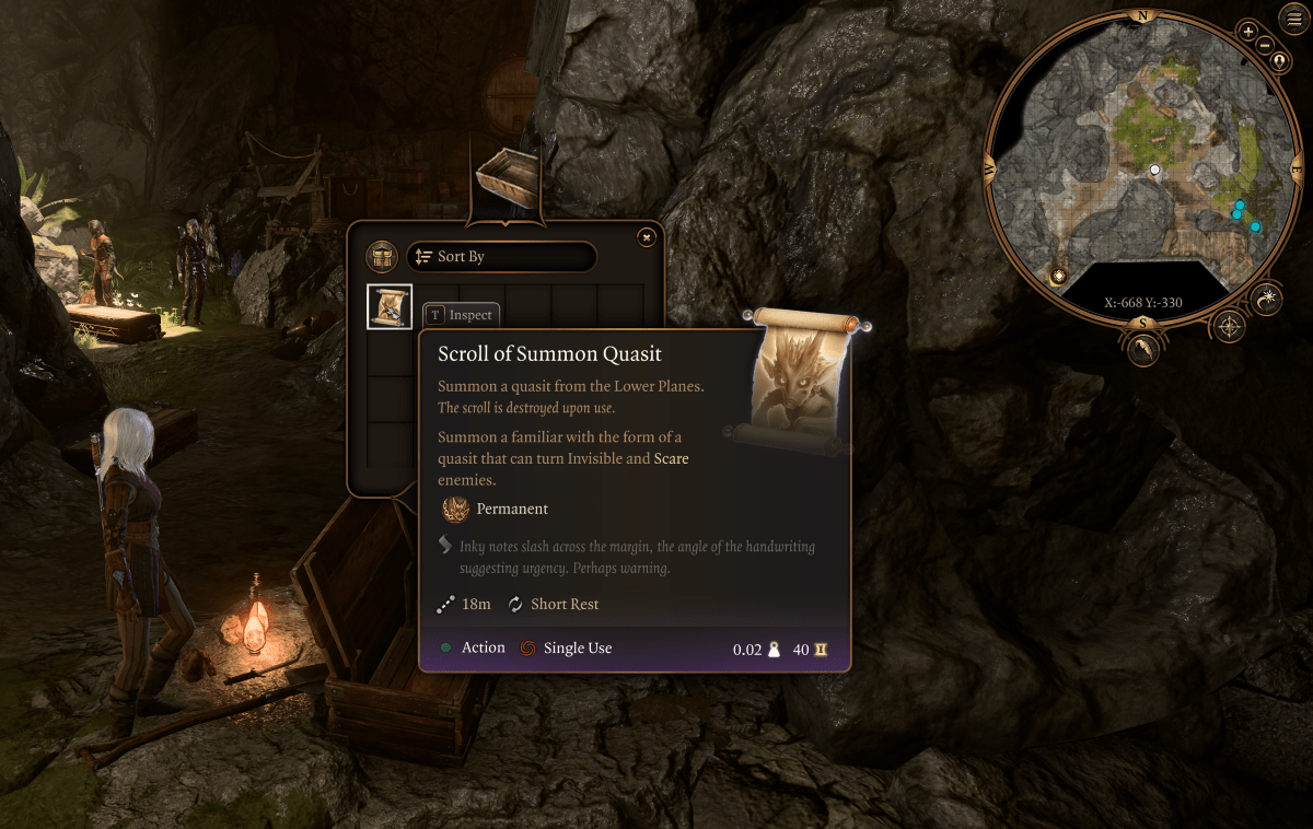 How to get Shovel the Quasit summon in BG3 (Baldur's Gate 3)