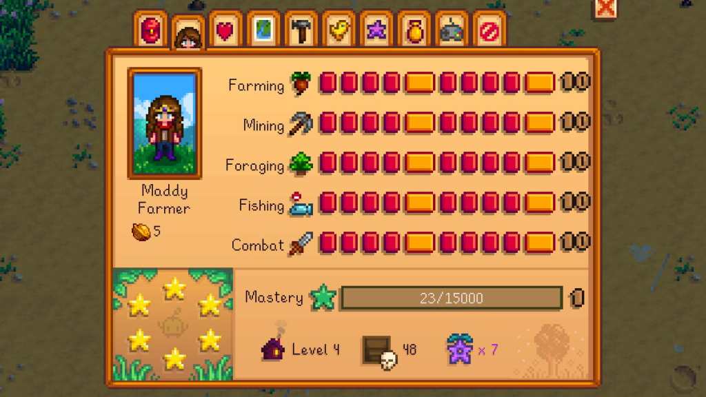 How to get and use Mastery Points in Stardew Valley