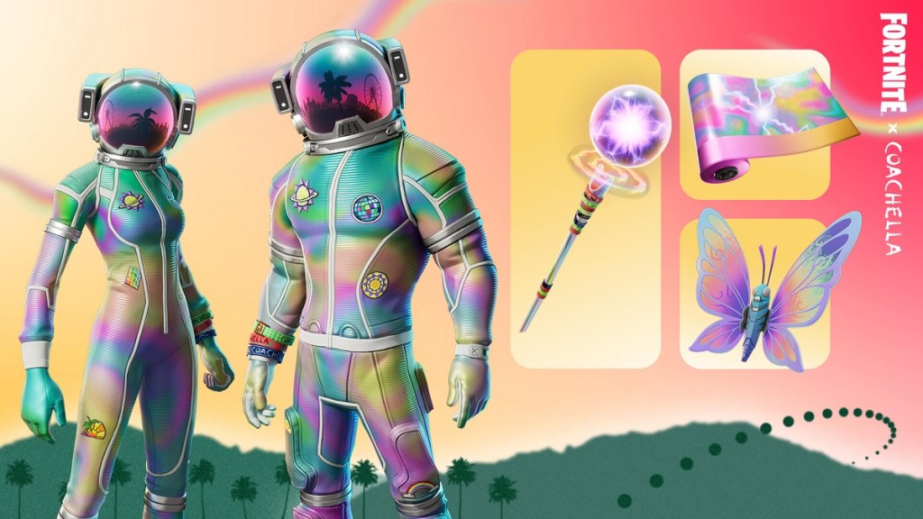 How to get all Coachella 2024 skins in Fortnite: Cosma, Horizon, and ...