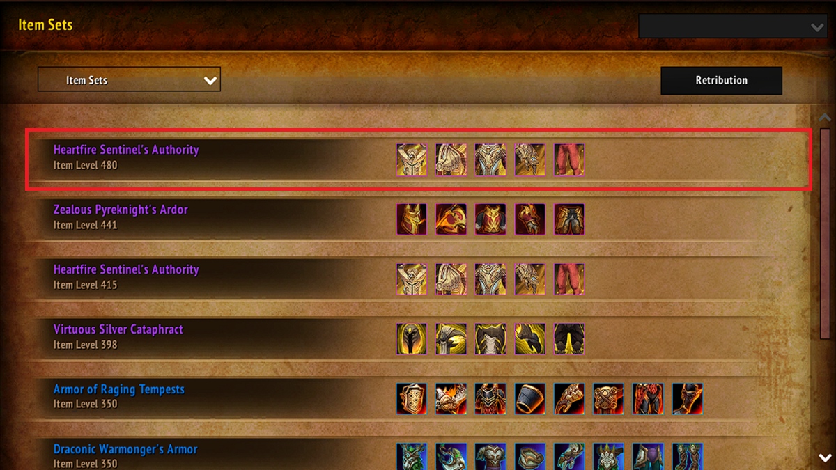 Retribution Paladin Best in Slot and gear for Dragonflight Season 4