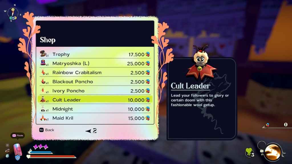 All outfits you can buy from Shellfish Desires in Another Crab's Treasure