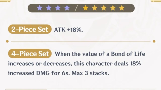 Genshin Impact's new artifact sets for 4.6, explained