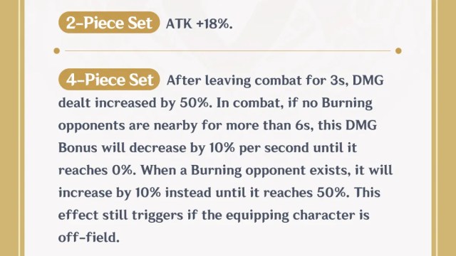 Genshin Impact's new artifact sets for 4.6, explained