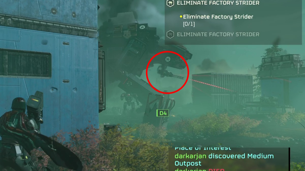 How to destroy Automaton Factory Striders in Helldivers 2 - Weak points ...