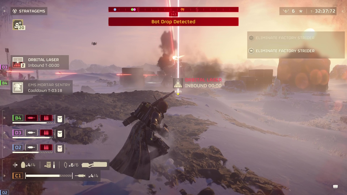 How to destroy Automaton Factory Striders in Helldivers 2 - Weak points ...