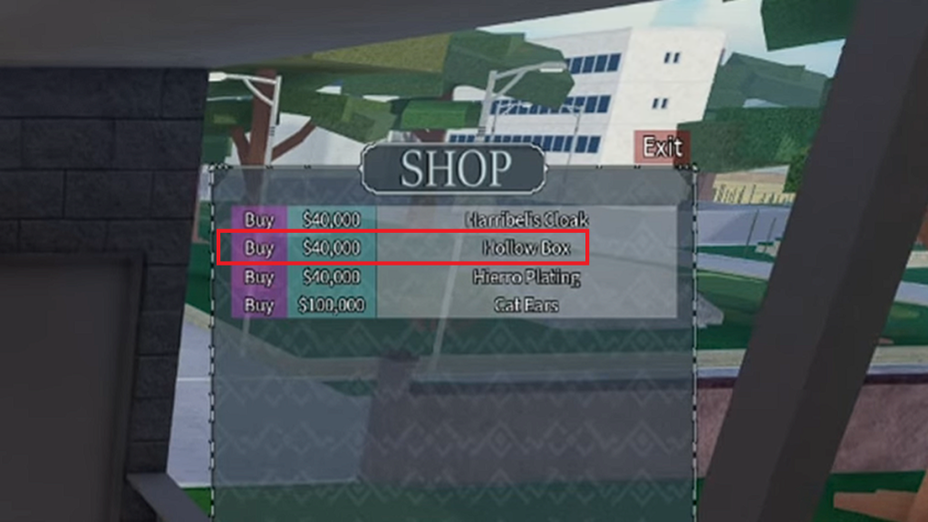 How to get and use Hollow Box in Type Soul