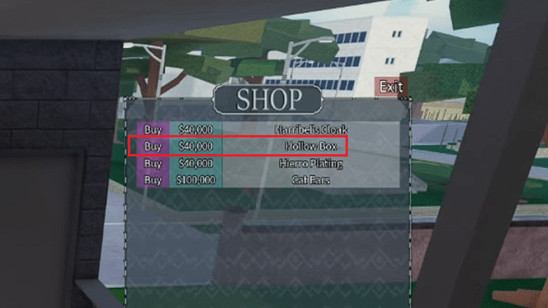 How to get and use Hollow Box in Type Soul