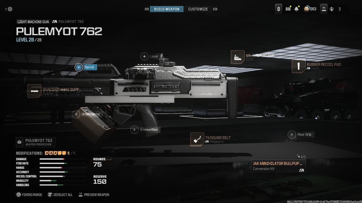 Best Pulemyot 762 loadout for MW3 and Warzone