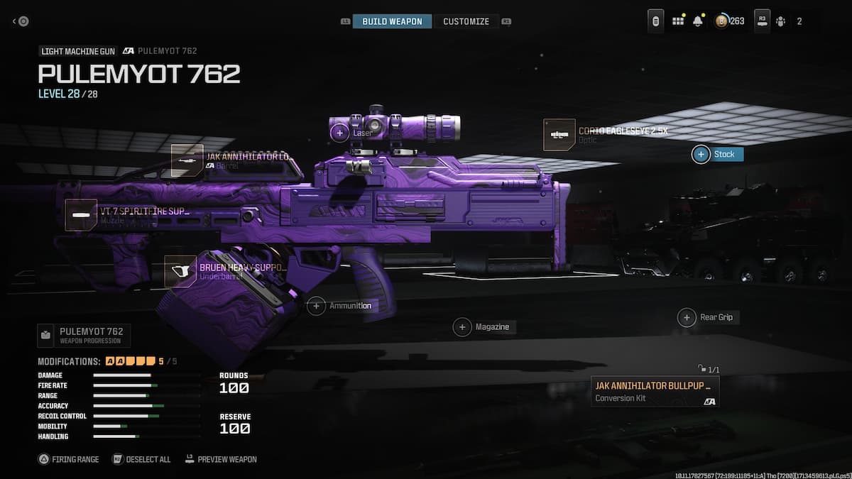 Best Pulemyot 762 loadout for MW3 and Warzone