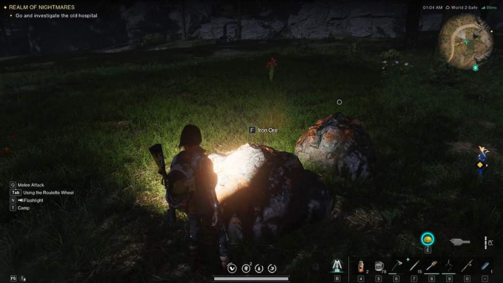 Once Human iron ore location and how to find more