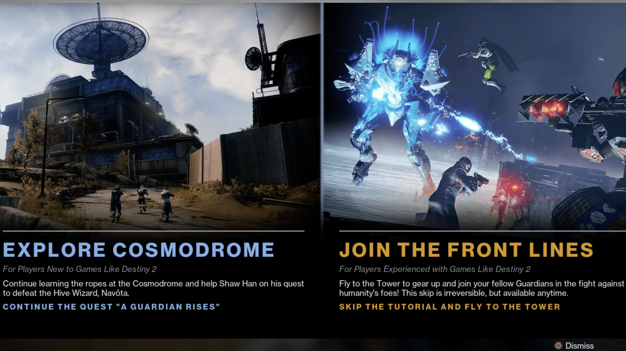 Destiny 2: Into the Light introduces onboarding skip for new players ...