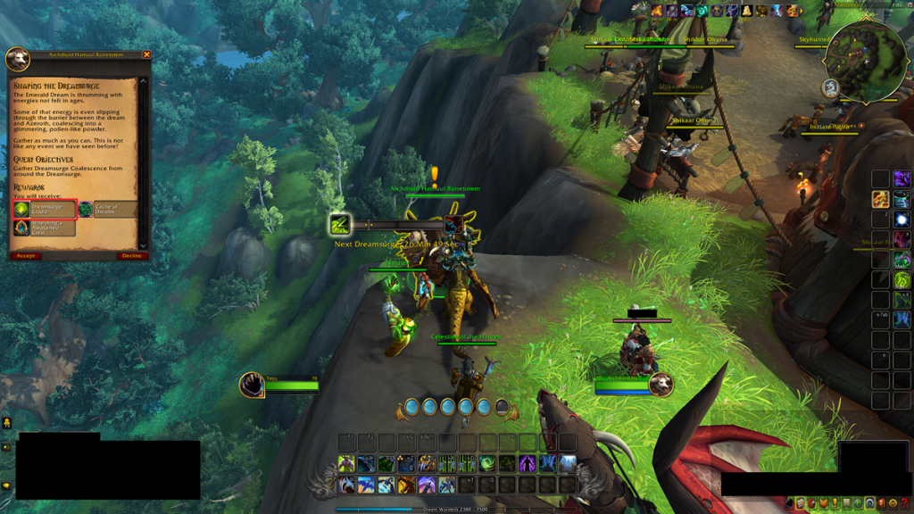 What is the Dreamsurge Cradle item in WoW Dragonflight Season 4?
