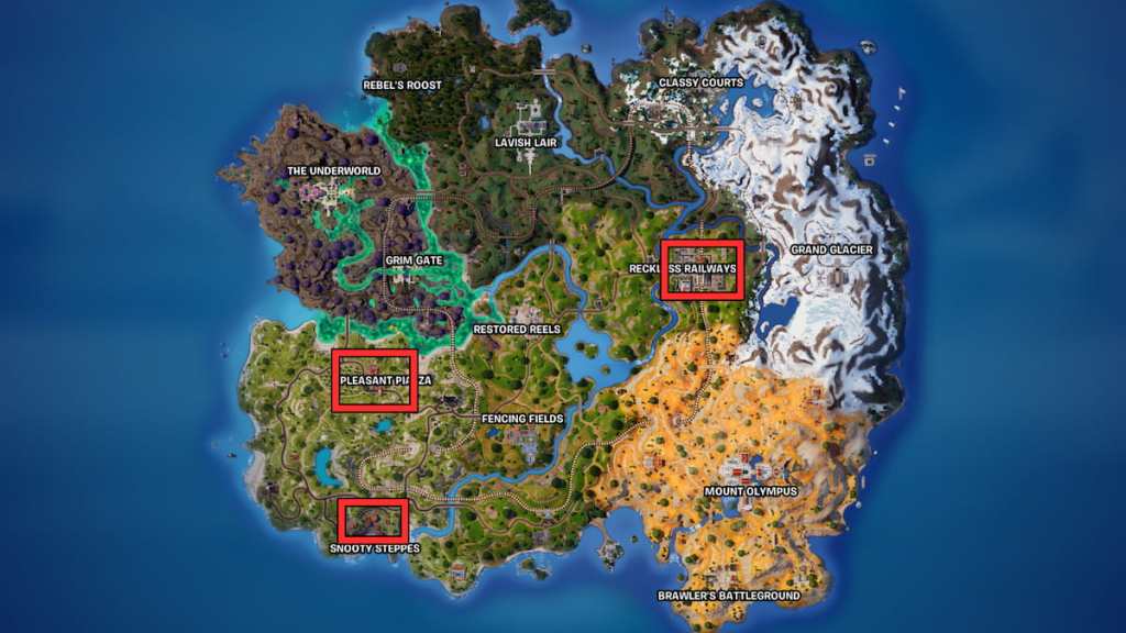 How to search produce boxes in Fortnite