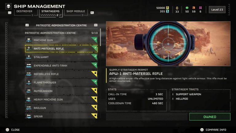 How to use the Anti-Materiel Rifle in Helldivers 2 to maximize kills ...