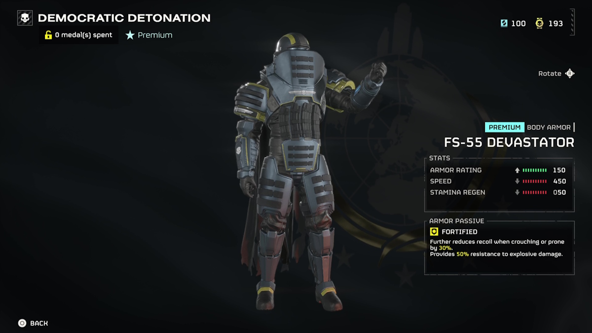 Helldivers 2: Everything available in the Democratic Detonation Warbond ...