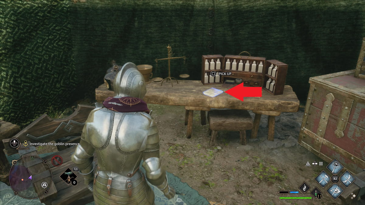 How to investigate the Goblin Presence in Hogwarts Legacy