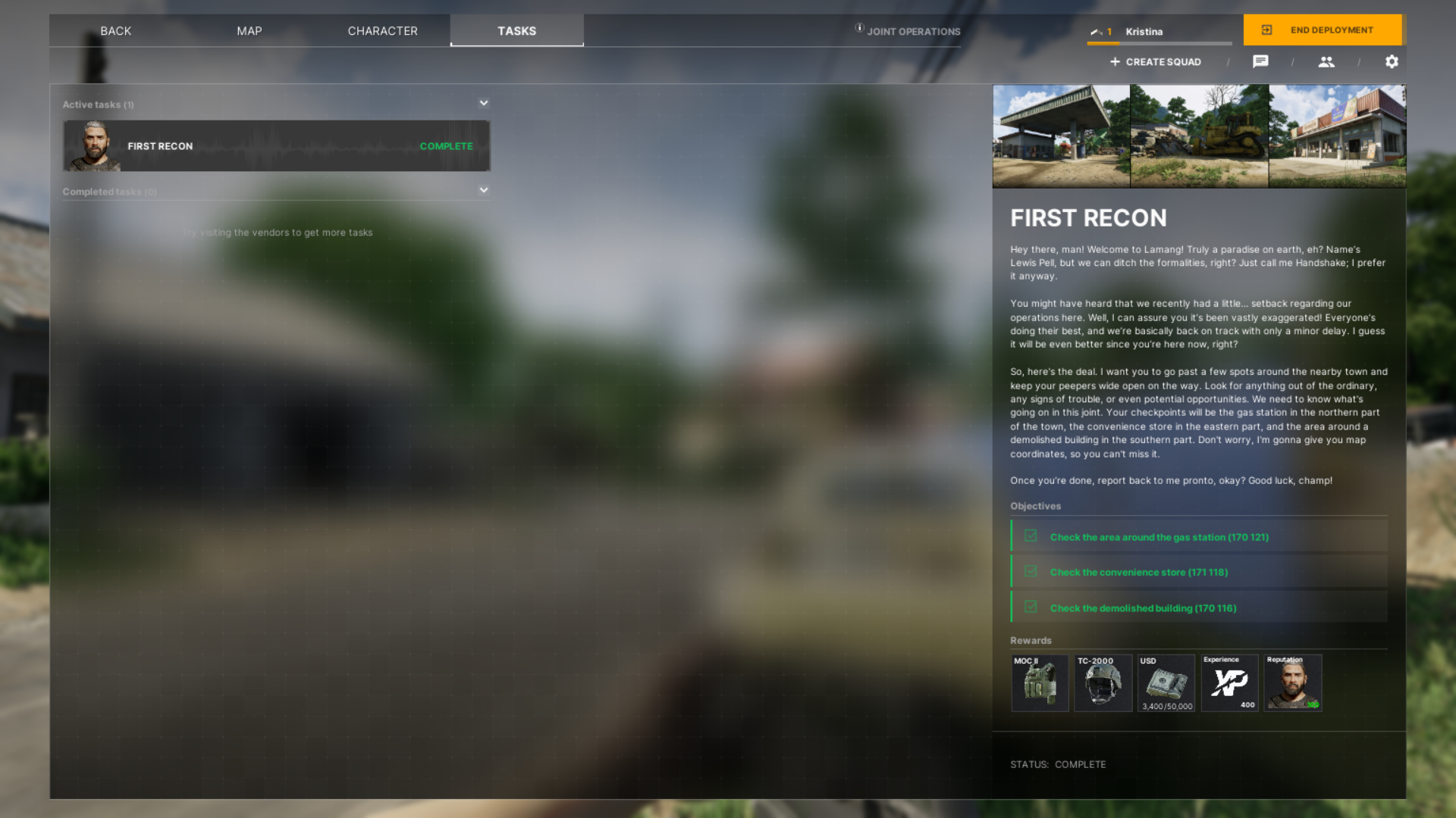 How to complete First Recon in Gray Zone Warfare