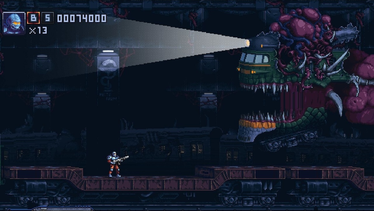 Iron Meat is a gorehound Contra riff from an alternate timeline ...