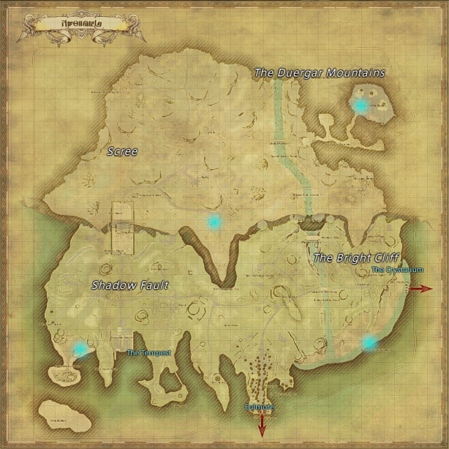 All FFXIV Aether Current locations by expansion and map