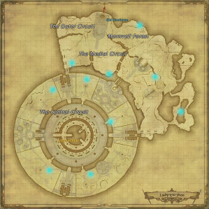All FFXIV Aether Current locations by expansion and map