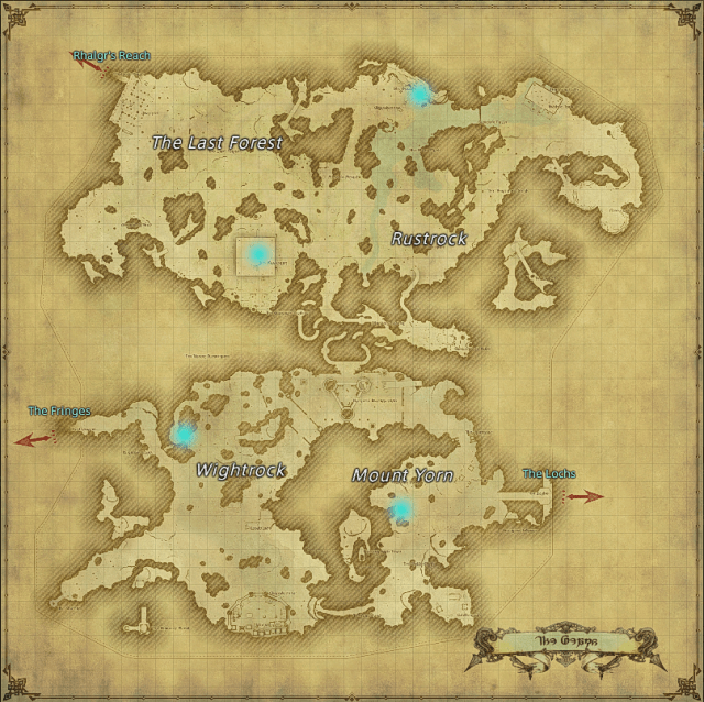 All FFXIV Aether Current locations by expansion and map