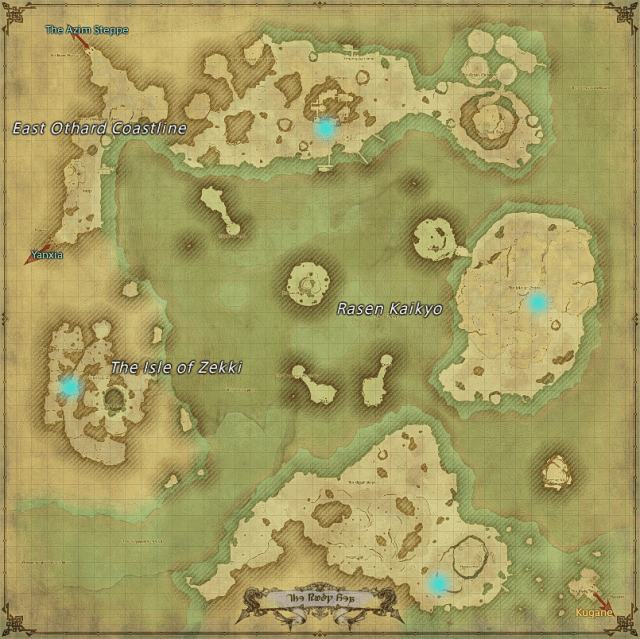 All FFXIV Aether Current locations by expansion and map