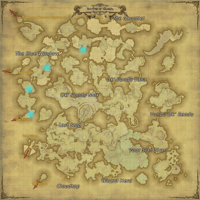 All FFXIV Aether Current locations by expansion and map