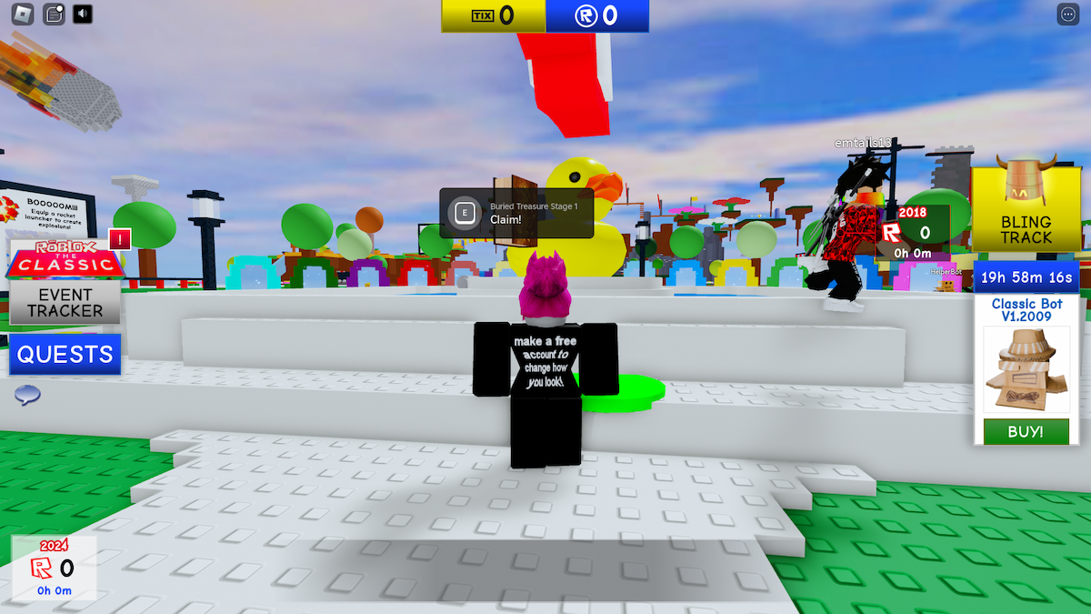 All book locations in Roblox The Classic Buried Treasure quest