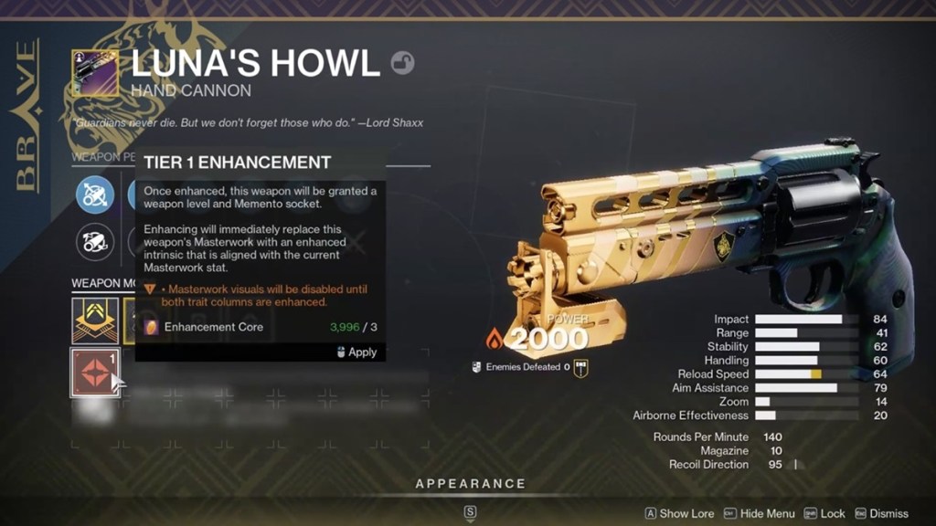 Destiny 2 outlines The Final Shape's new weapon enhancement feature ...