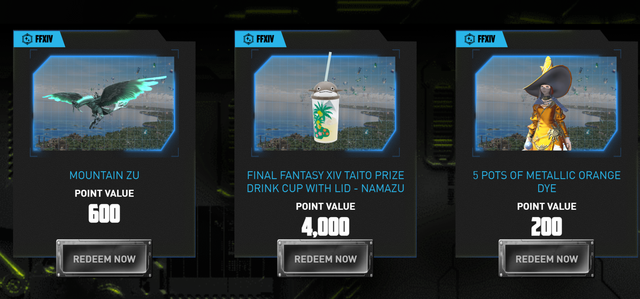 Final Fantasy XIV adds the Mountain Zu, a Mountain Dew themed bird mount