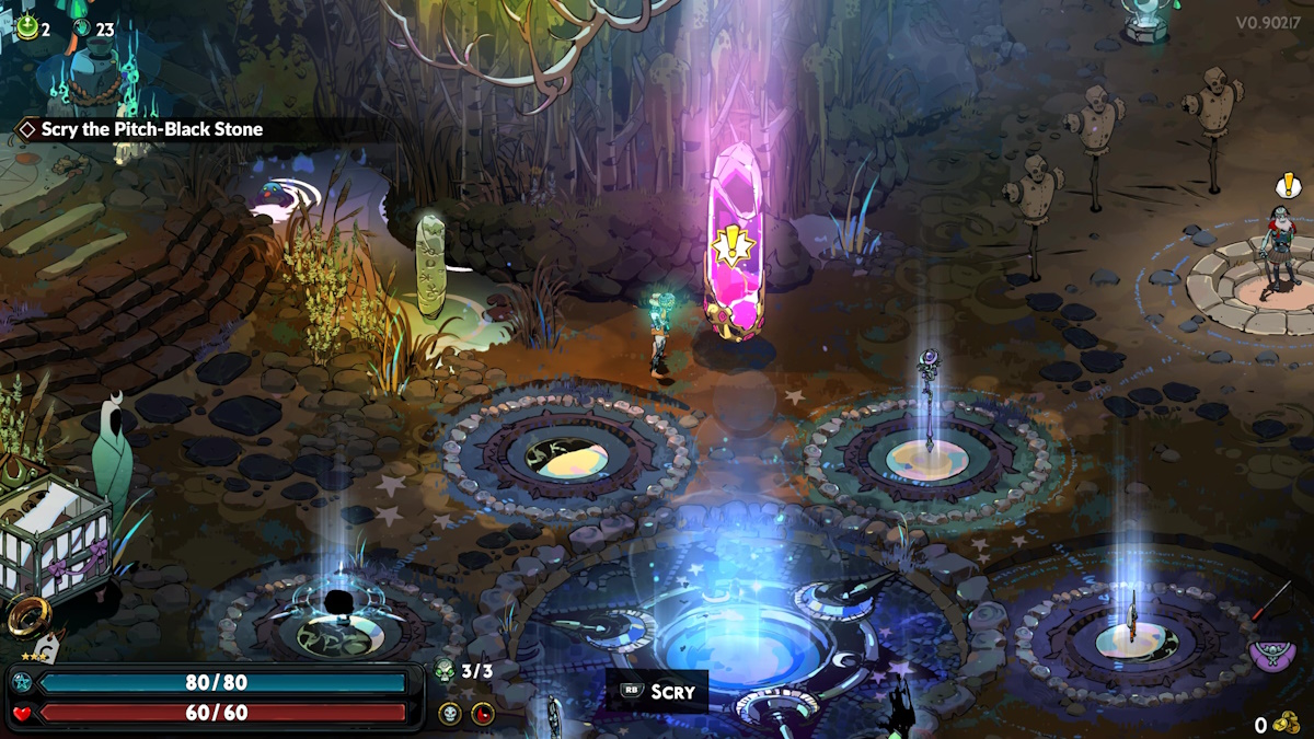 How to unlock the Pitch-Black Stone and Chaos Trials in Hades 2