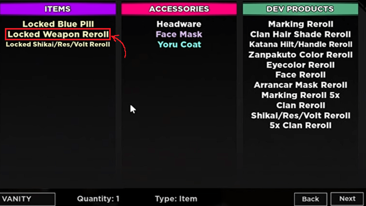 How to get Odachi in Type Soul