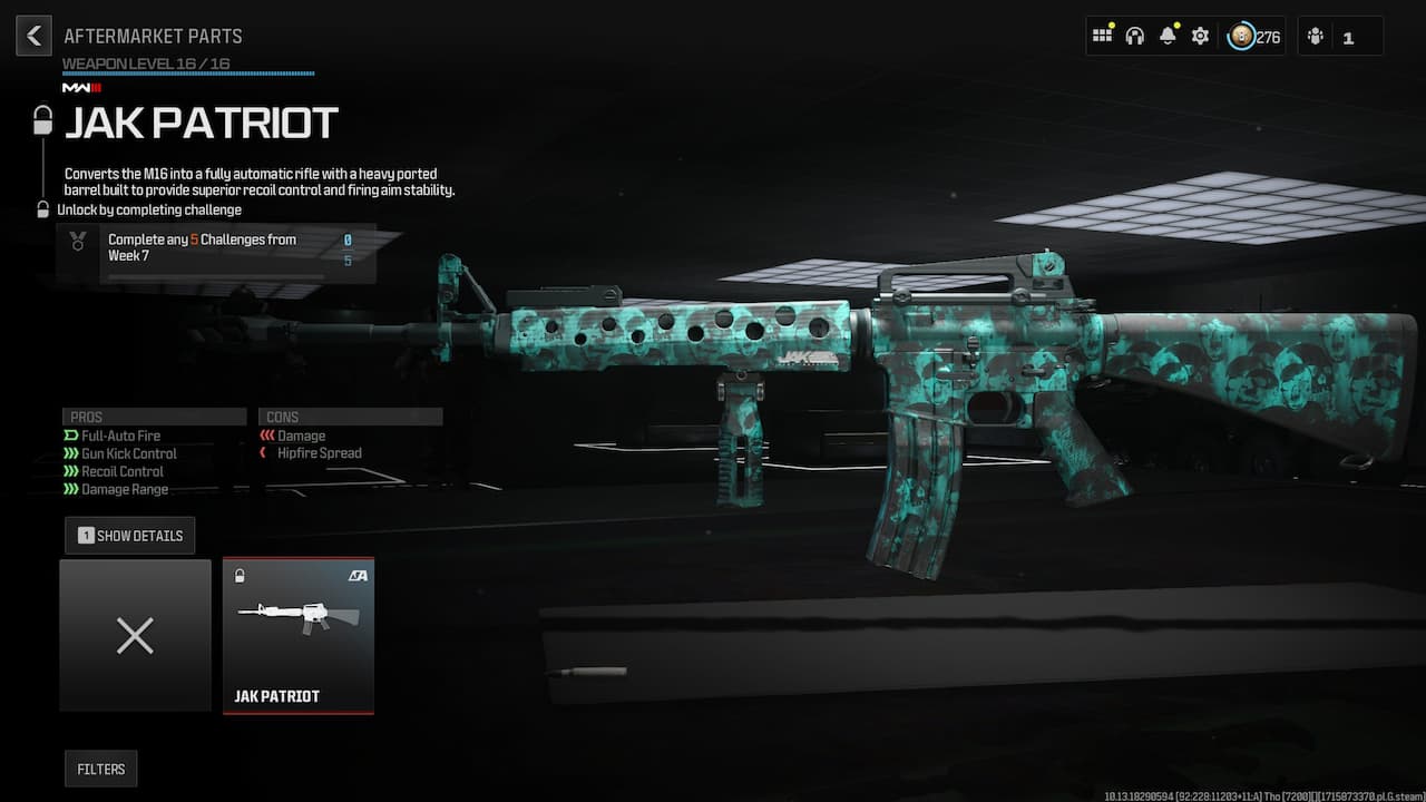 New fully automatic M16: Best Warzone loadout