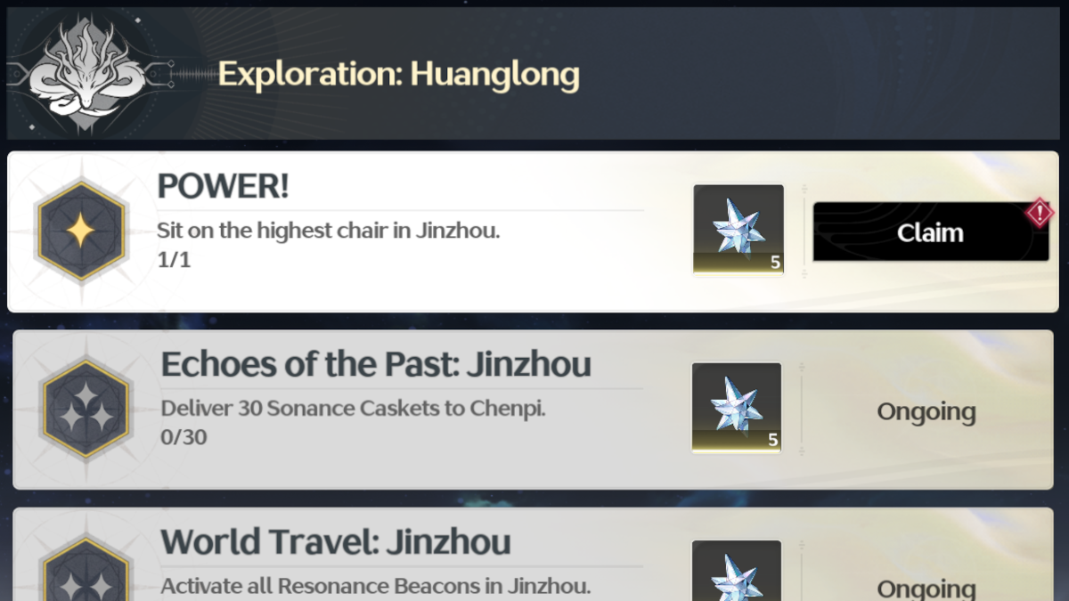 Wuthering Waves: Where to find the highest chair in Jinzhou