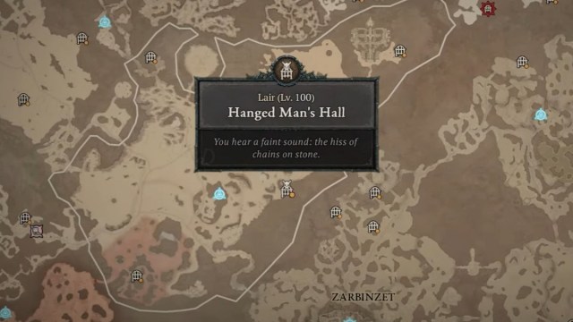 Diablo 4 Hanged Man's Hall location to summon Echo of Andariel