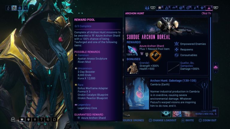What is a Legendary Core and what it's used for in Warframe