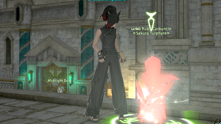 FFXIV Carbuncle glamours & how to change a summon's color – Destructoid