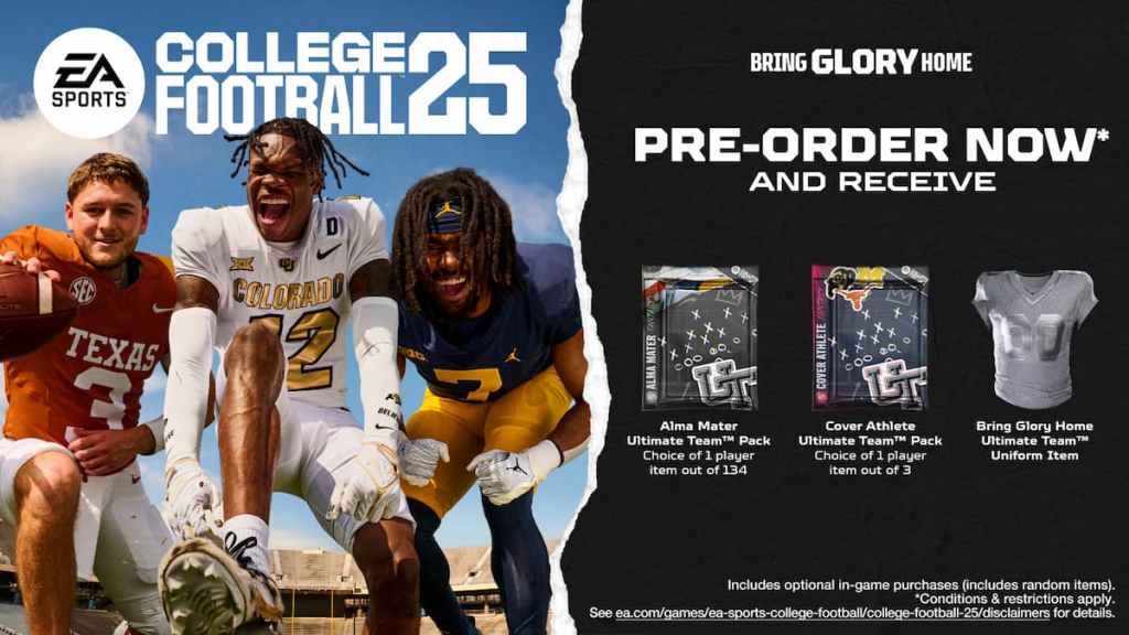 How to pre-order EA Sports College Football 25: Prices, standard ...
