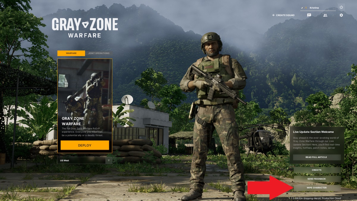 How to change factions in Gray Zone Warfare