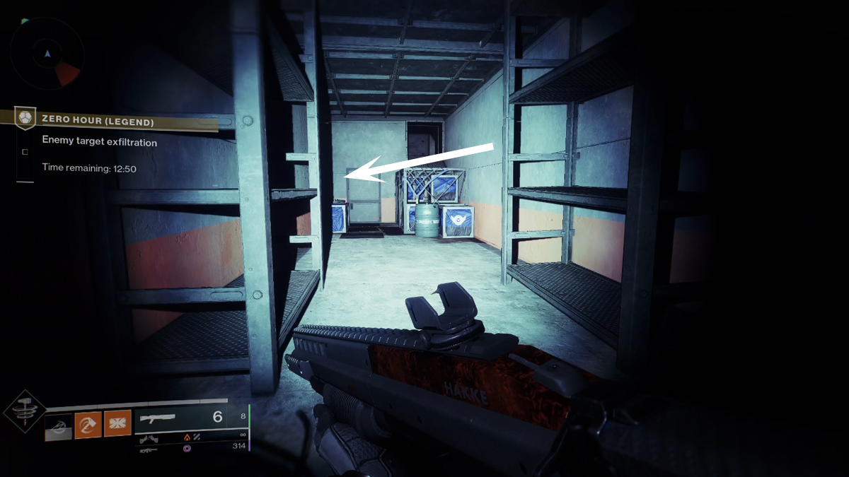 Where to find the first pair of switches in Destiny 2 Zero Hour