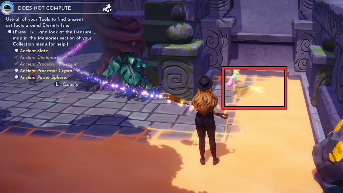 Disney Dreamlight Valley Does Not Compute quest guide: All ancient artifact locations