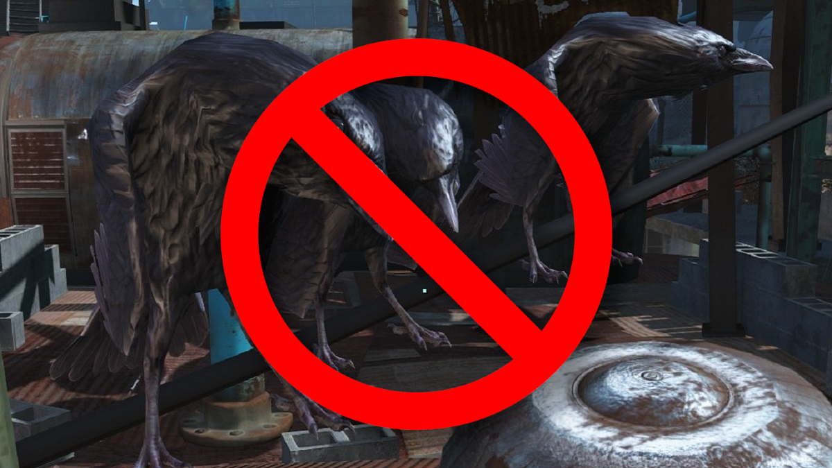 Birds really aren't real in this Fallout 4 mod