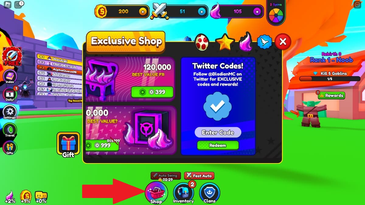 Sword Legends Simulator Codes (May 2024)