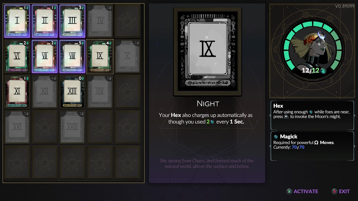 How to upgrade the Altar of Ashes and Arcana Cards in Hades 2