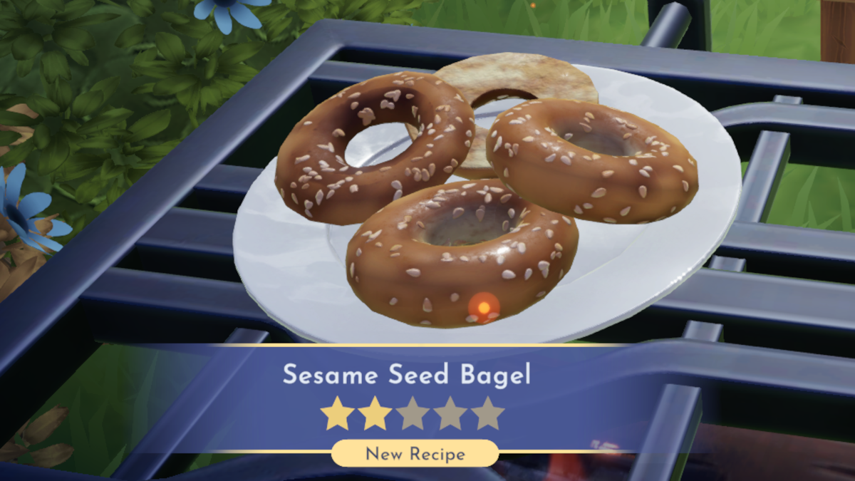 How to make a Sesame Seed Bagel in Disney Dreamlight Valley