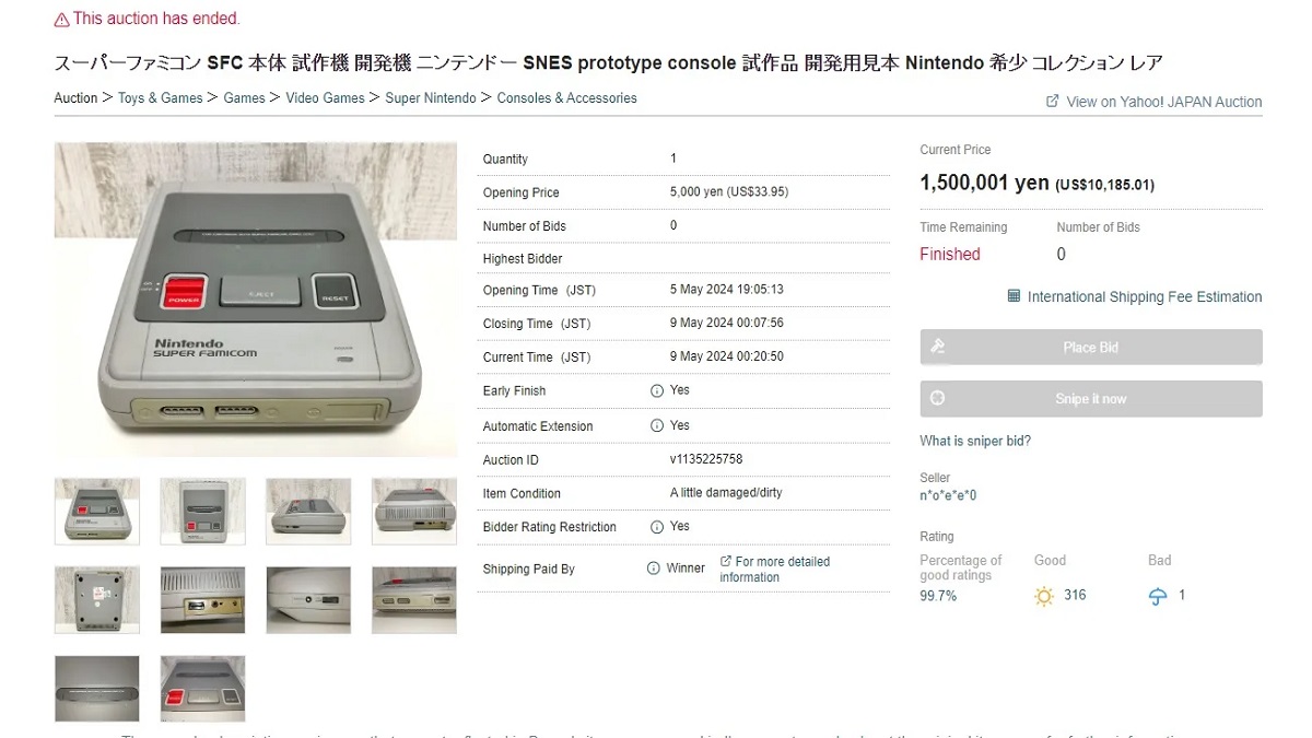 Rare Nintendo console prototype mysteriously pulled from auction after ...