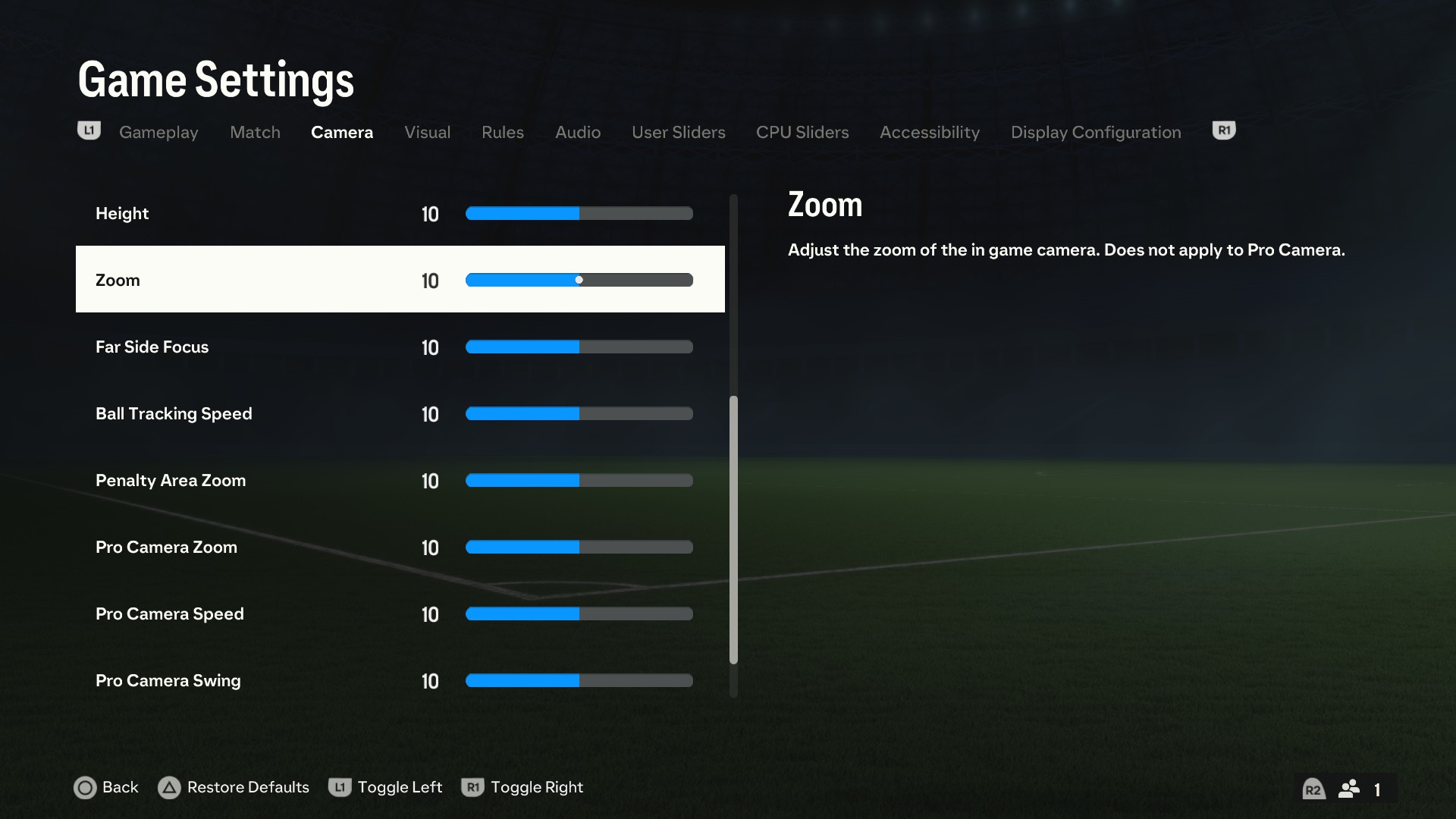 Best EA FC 24 camera and controller settings