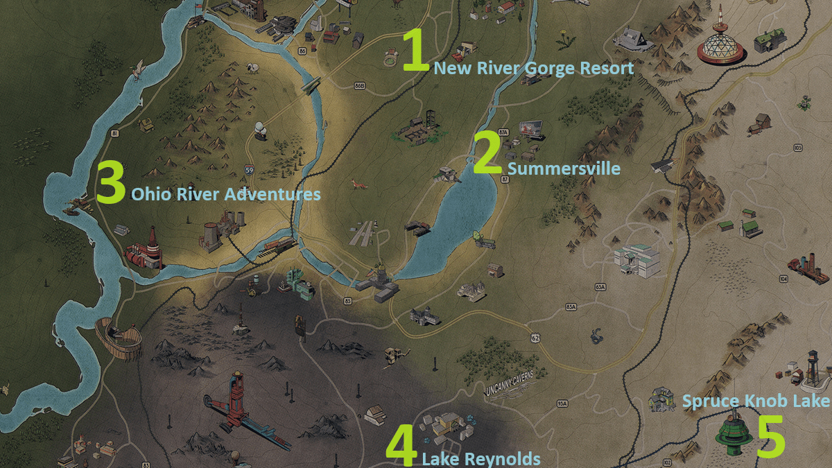 Best places to find Mirelurks in Fallout 76 Skyline Valley update