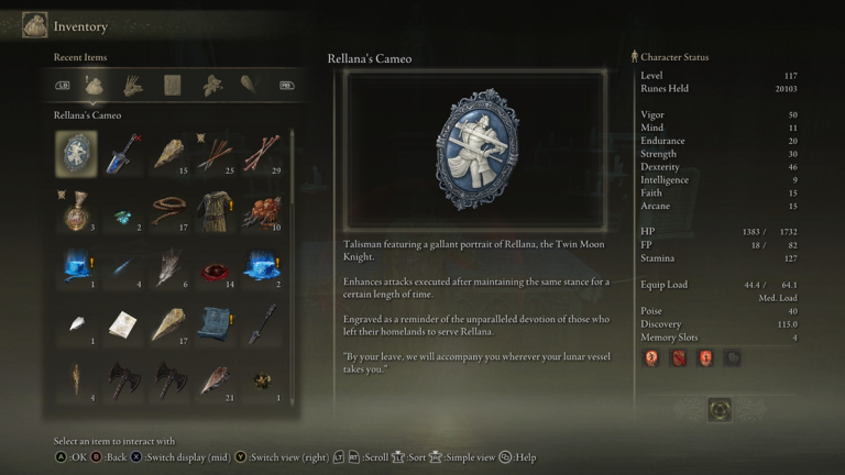 How to get and use Rellana's Cameo in Elden Ring Shadow of the Erdtree