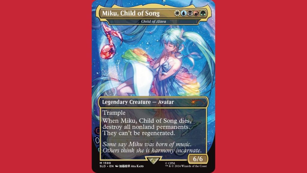 All cards in the MTG Secret Lair × Hatsune Miku: Digital Sensation drop